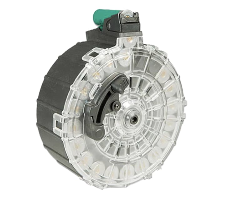 Pro Mag Industries Standard Drum Magazine 12 GA 20 Rounds For Saiga pro-mag-industries-standard-drum-magazine-12-ga-20-rounds-for-saiga